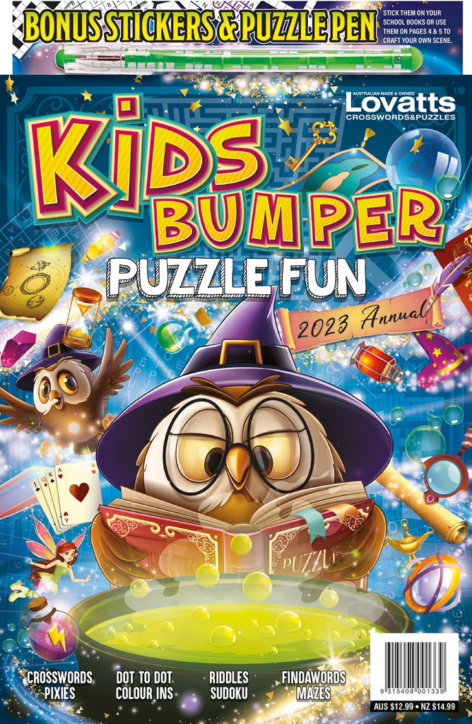 Shop Kids Bumper Puzzle Fun 2023 - Annual Edition | LovattsMagazines.co ...