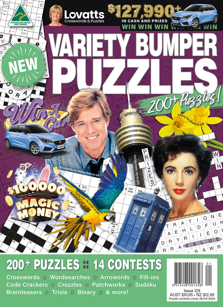 Shop Variety Bumper Puzzles Issue 129 | Buy direct at LovattsMagazines ...