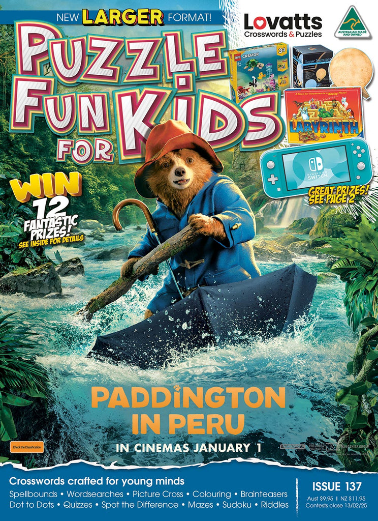 Shop Buy Puzzle Fun For Kids Issue 137 | LovattsMagazines.co.nz ...