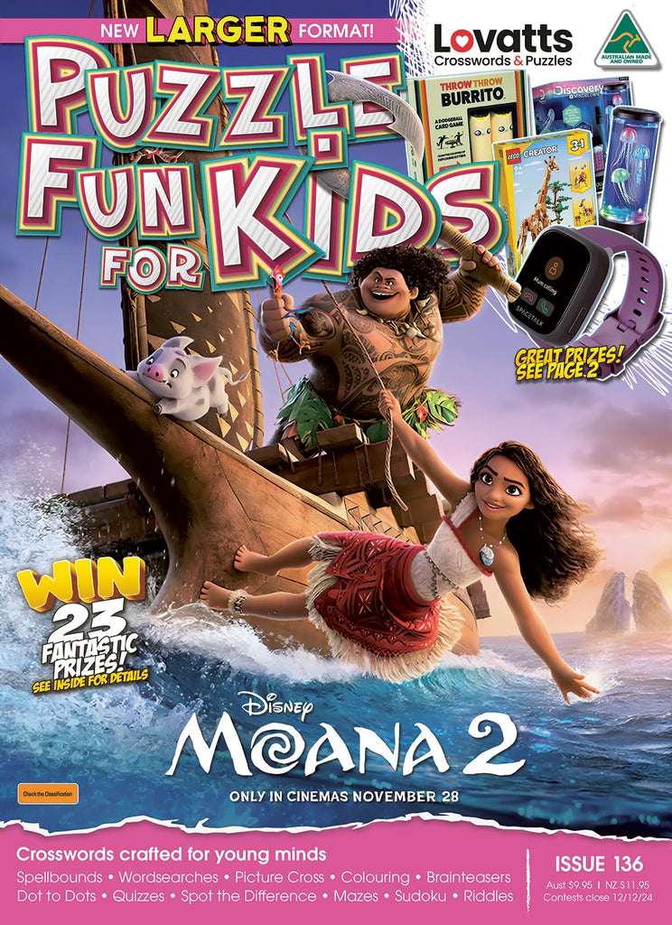 Shop Buy Puzzle Fun For Kids Issue 136 | LovattsMagazines.co.nz ...