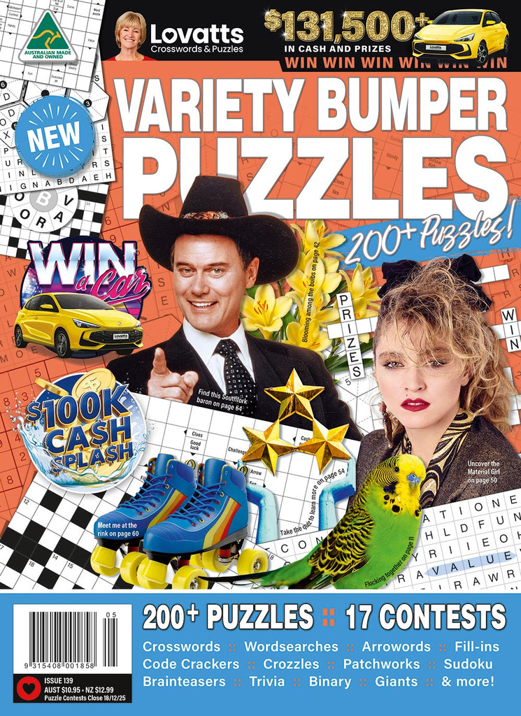Shop Variety Bumper Puzzles Issue 139 | Buy direct at LovattsMagazines ...