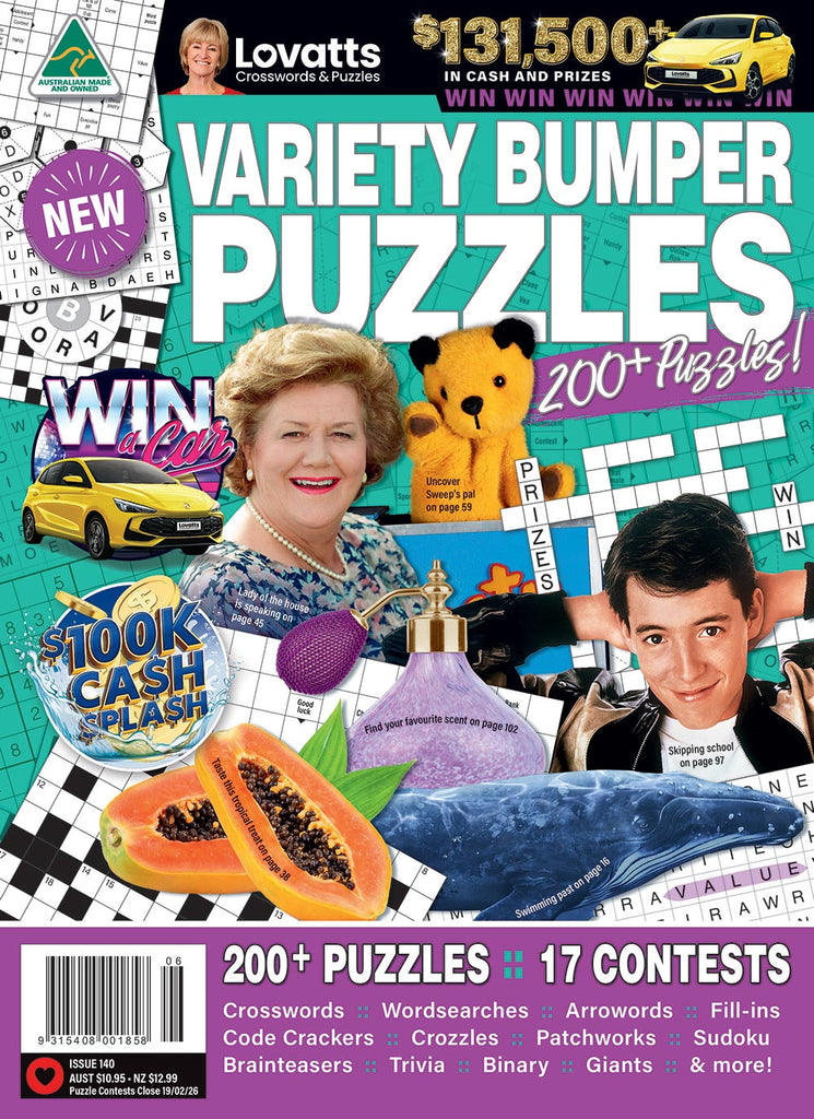 Shop Variety Bumper Puzzles Issue 140 | Buy direct at LovattsMagazines ...