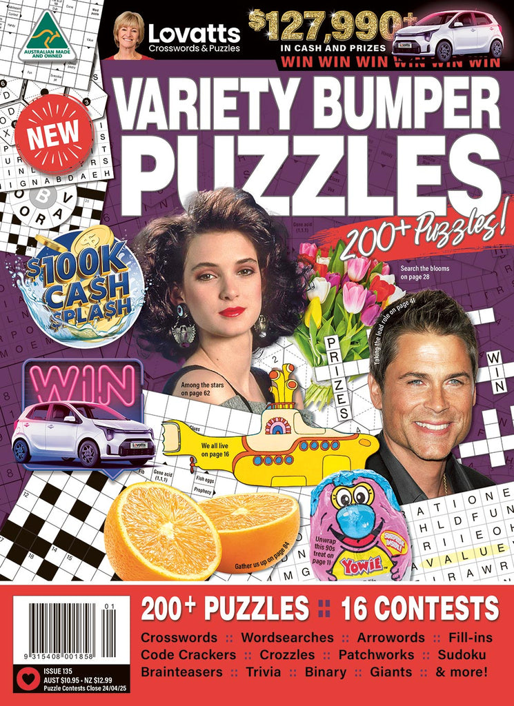 Shop Variety Bumper Puzzles Issue 135 | Buy direct at LovattsMagazines ...