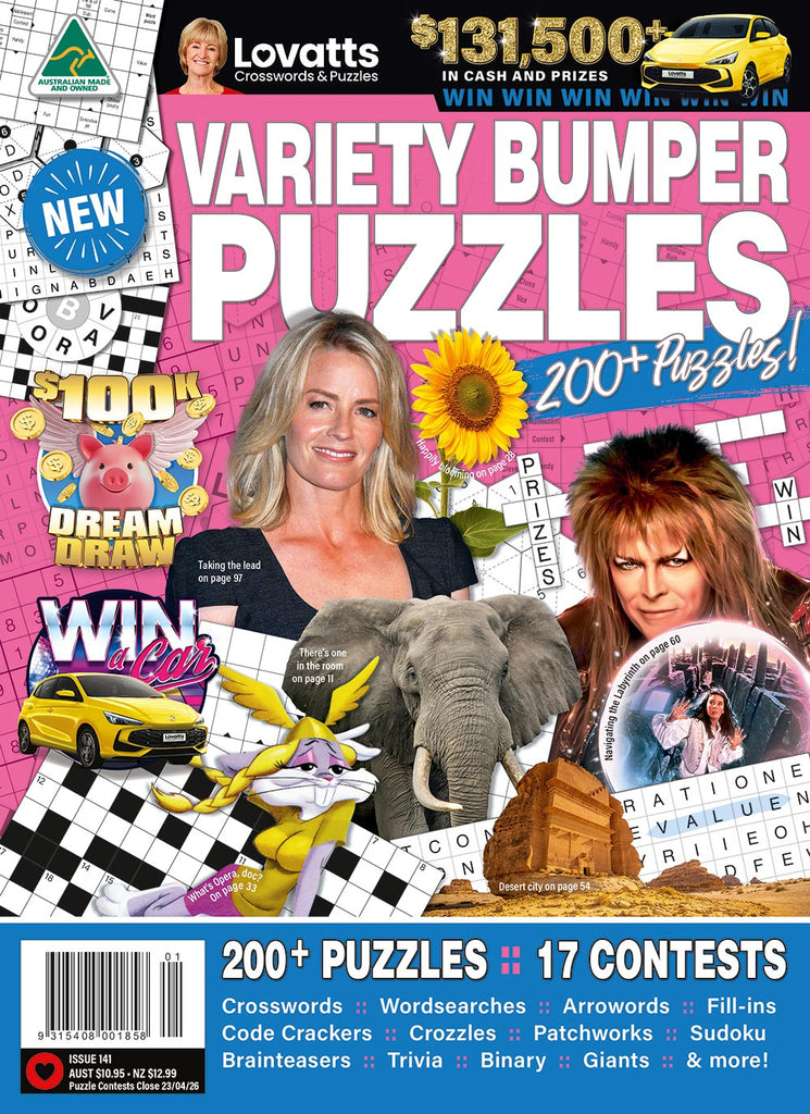 Shop Variety Bumper Puzzles Issue 141 | Buy direct at LovattsMagazines ...